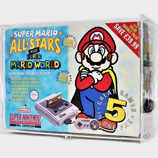 Nintendo SNES Big Box Console Display Case – Gaming Displays